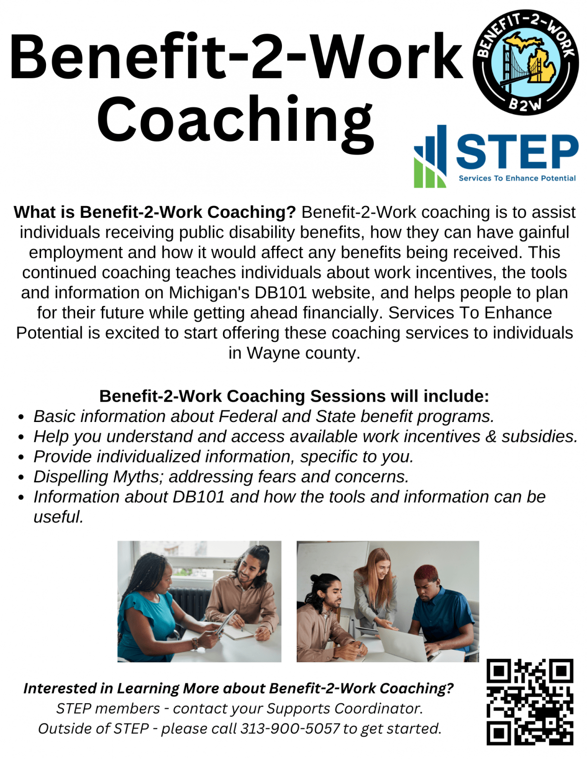 Benefits-2-Work Coaching – Services To Enhance Potential